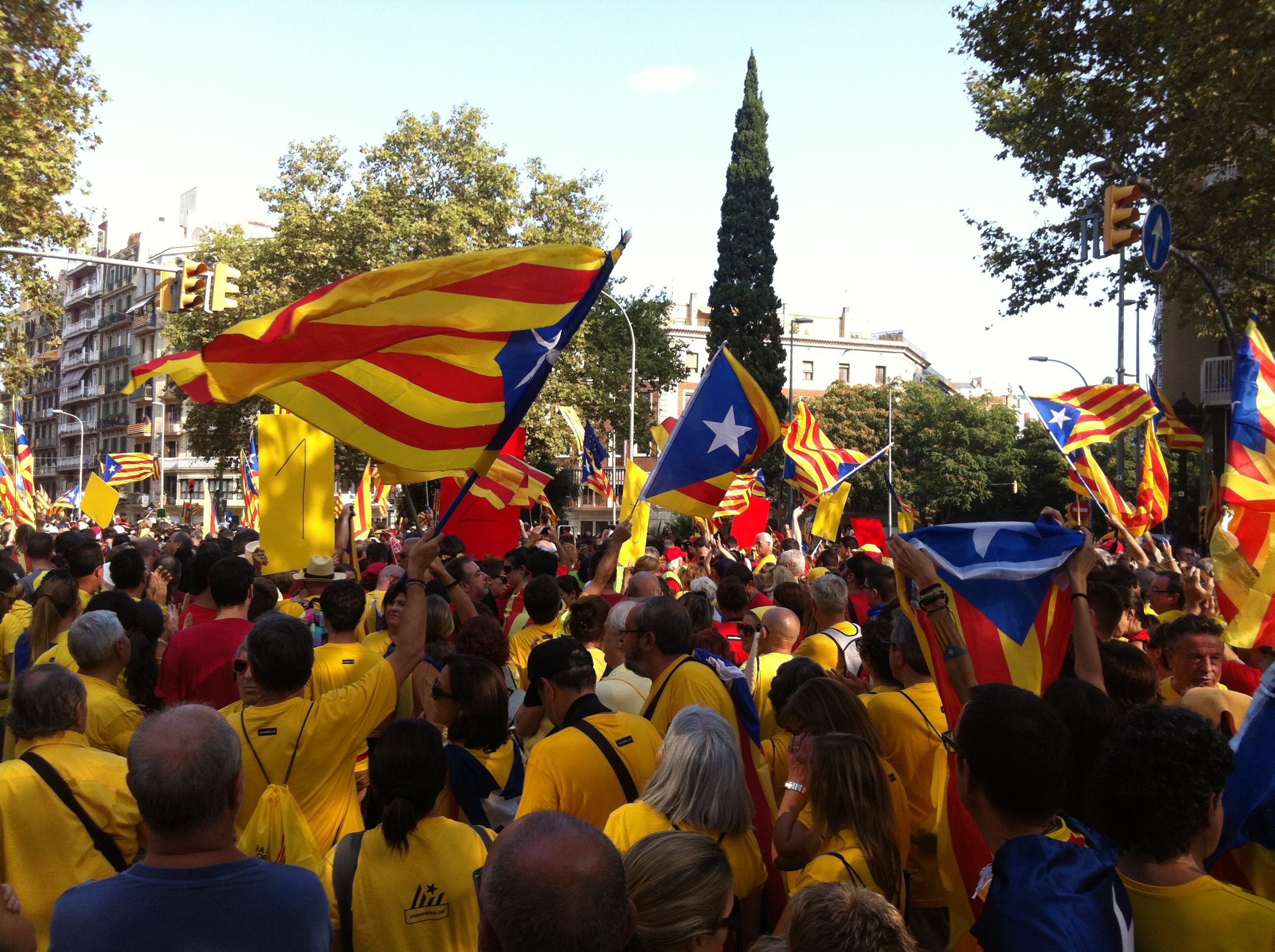 “WE WILL VOTE!”, Catalonians protest. – UWS Newsroom