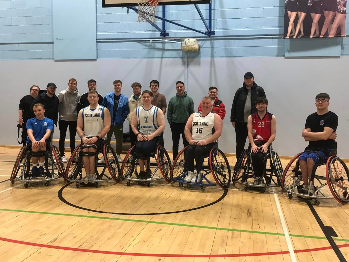 UWS Sports Journalism Meet Glasgow Rocks Wheelchair Basketball Team ...